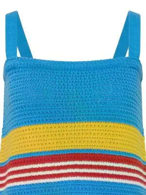Posse Tammy Crochet Mini Dress - Blue