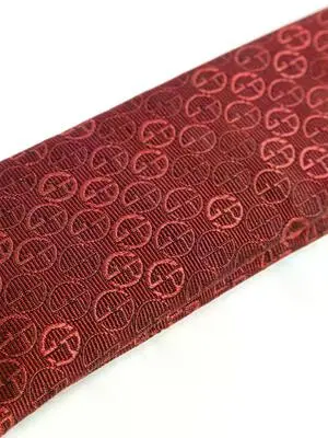 Giorgio Armani Logo-jacquard Pointed Tie