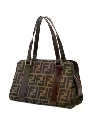 Fendi 2000-2010 Zucca Canvas Handbag