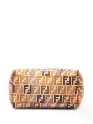 Fendi 2000-2010 Zucca Canvas Selleria Satchel