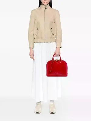 LOUIS VUITTON 2014 Monogram Vernis Alma Pm Handbag - Red