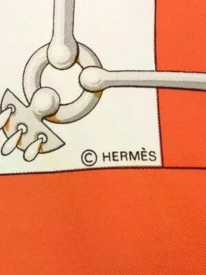 Hermès 1986-2011 Cliquetis Silk Scarf 90 Scarves