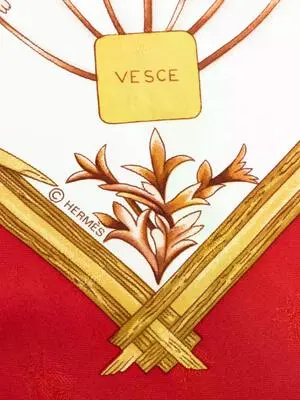Hermès 1990-2000 Herbier De Gavarnie Silk Scarf 90 Scarves