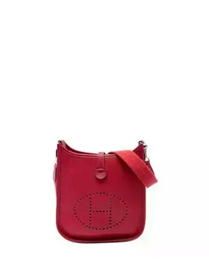 Hermès 2019 Clemence Evelyne I 16 Amazone Crossbody Bag - Red