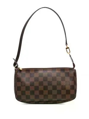 LOUIS VUITTON 2012 Damier Ebene Pochette Accessoires Shoulder Bag - Brown