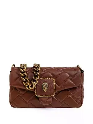 Kurt Geiger Mini Pimlico Quilted Leather Shoulder Bag - Brown
