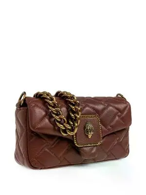 Kurt Geiger Mini Pimlico Quilted Leather Shoulder Bag - Brown