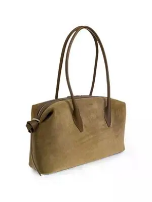 Yuzefi Brioche Duffle Suede Shoulder Bag