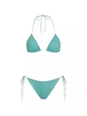 Oseree Lurex Tie-fastening Bikini