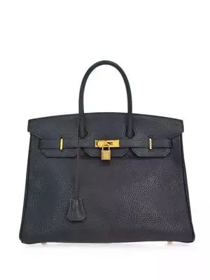 Hermès 1996 Birkin 35 Tote Bag - Blue
