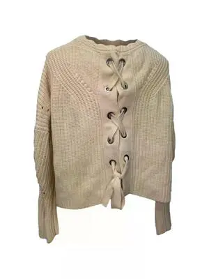 ISABEL MARANT VINTAGE Lace-up Back Sweater