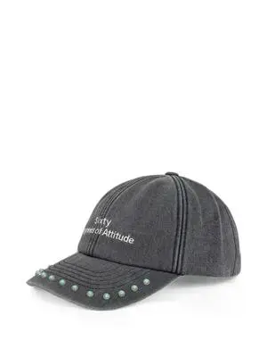 Miss Sixty Stud-embellished Baseball Cap - Grey