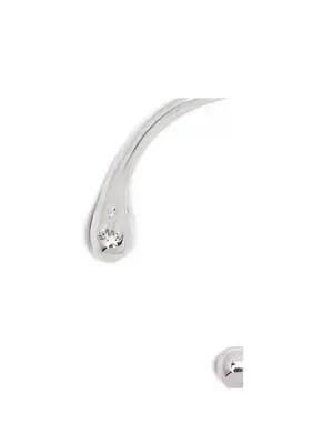 Patrizia Pepe Minimalist Open-hoop Earrings