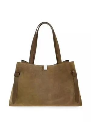 Yuzefi Gyoza Suede Tote Bag - Brown