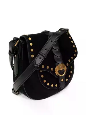 Isabel Marant Étoile Altay Stud-embellished Leather Shoulder Bag
