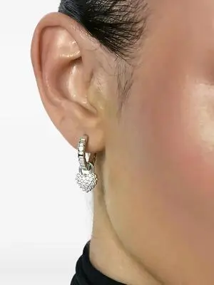 VELORA VIE Vault Of Venus Pavé-heart Earrings