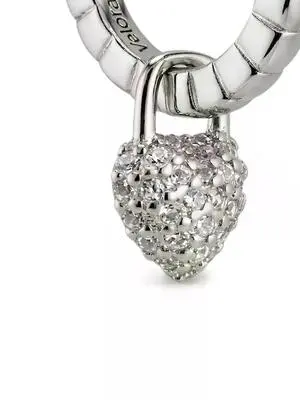 VELORA VIE Vault Of Venus Pavé-heart Earrings