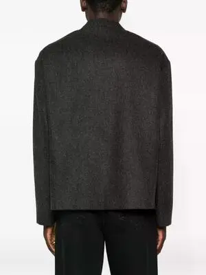JIL SANDER Band-collar Single-breasted Jacket