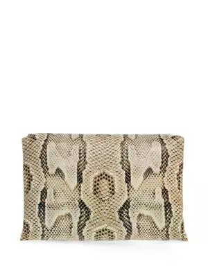 WANDLER Mini Ida Trio Snake-effect Leather Crossbody