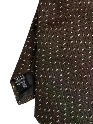 Giorgio Armani Patterned Pointed Tie