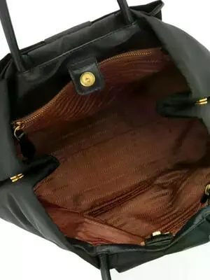 Prada 2000-2013 Tessuto Fiocco Bow Tote Bag