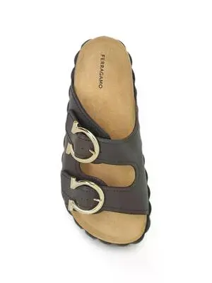 FERRAGAMO Gancini Buckle Sandals