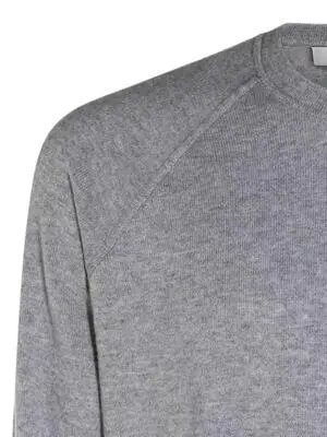 Malo Silvio Cashmere Raglan-sleeve Sweater - Grey
