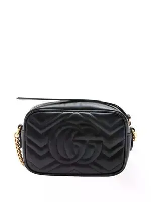 Gucci 2000-2015 Mini Gg Marmont Matelasse Leather Crossbody Bag