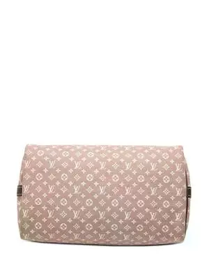 LOUIS VUITTON 2012 Monogram Idylle Speedy Bandouliere 30 Satchel - Brown