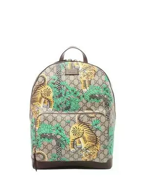 Gucci 2016-2026 Gg Supreme Bengal Backpack - Neutrals