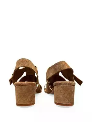 CALCE Buckle-fastening Leather Sandals