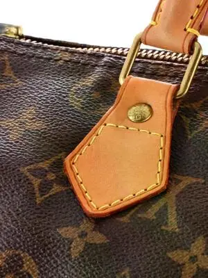 LOUIS VUITTON Speedy Handbag Monogram Canvas 30 Satchel - Brown