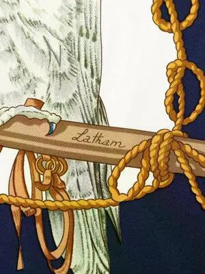 Hermès 2000-2026 Les Oiseaux Du Roy Silk Scarf 90 Scarves