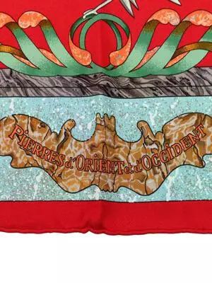 Hermès 2000-2026 Pierres D Orient Et D Occident Silk Scarf Scarves