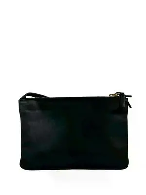 Celine Lambskin Trio Crossbody Bag - Black