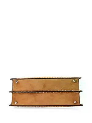 Fendi Selleria Peekaboo Bag Suede Medium Tote Bag