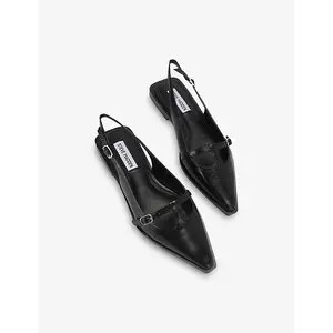 Steve Madden Synergy Mary-jane Leather Sling-back Flats