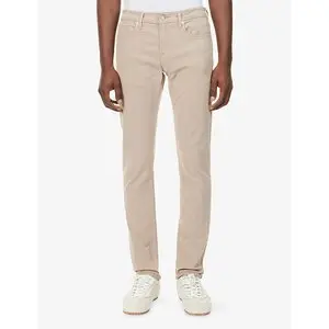 FRAME L'homme Slim Stretch-denim Jeans - Dusty Beige