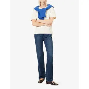 Paige Stevie Straight-leg Denim Jeans