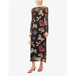 NEVER FULLY DRESSED Nfd Astra Soho Dress Mesh