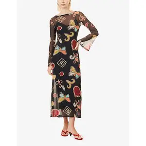 NEVER FULLY DRESSED Nfd Astra Soho Dress Mesh
