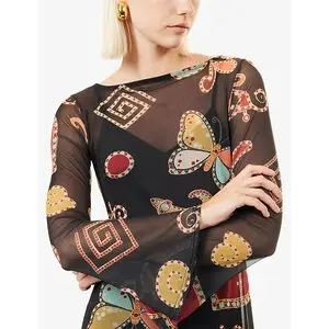 NEVER FULLY DRESSED Nfd Astra Soho Dress Mesh