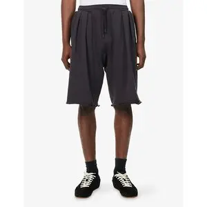 SEVENTH V3 Raw-hem Cotton Shorts