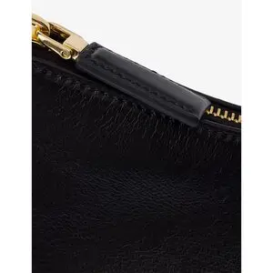 Prada Aimée Medium Leather Shoulder Bag - Black