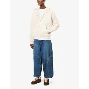 SUMMIT Vintage Zip Cotton-jersey Hoodie