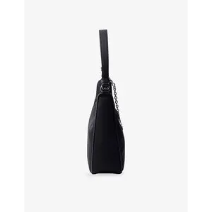 Prada Re-edition 2005 Re-nylon And Saffiano Leather Mini Bag - Black