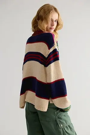 Free People Rowhouse Knit Pullover At