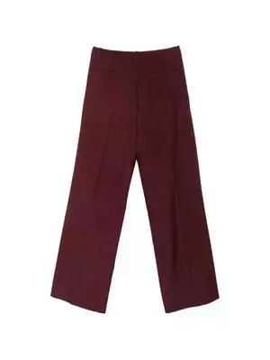 Proenza Schouler Pleated Wide-leg Trousers - Red