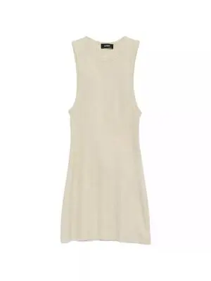 Wardrobe.NYC Ribbed-knit Tank Top - Grey