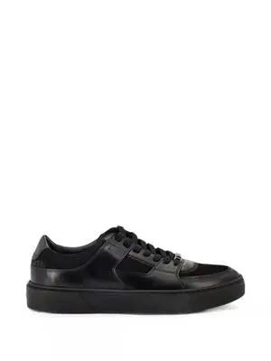 BOSS Rhinestone-embellished Leather Sneakers